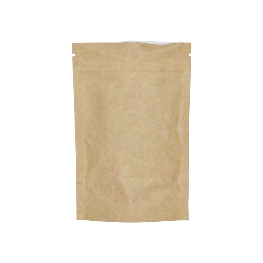 1/8 Ounce Mylar Dispensary Bags - Kraft/Clear, 1000 pieces