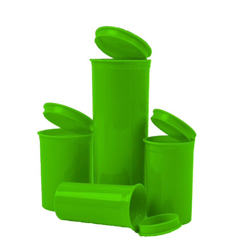 Child Resistant Pop Top Bottles & Squeeze Top Containers | 420 Stock