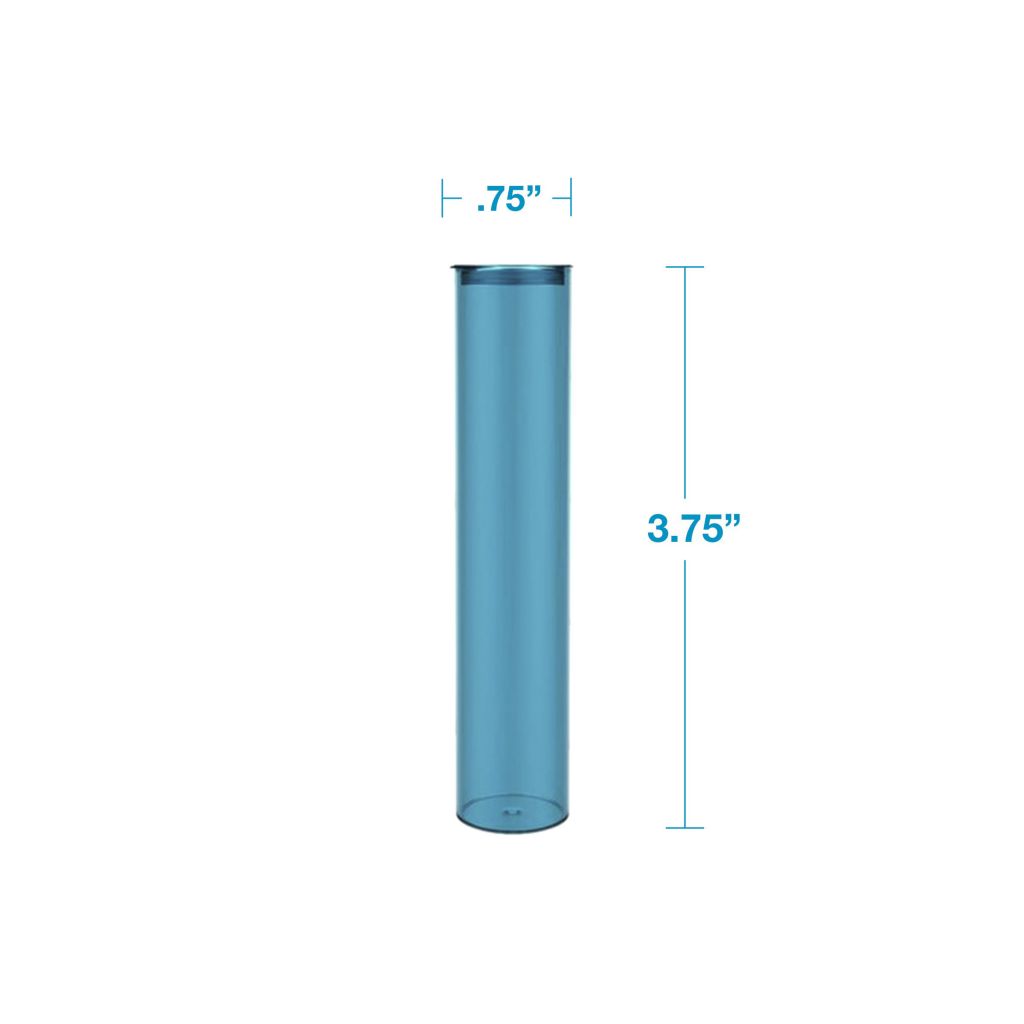 98mm Blue Pre Roll Tubes (600Qty) - Bulk Wholesale Marijuana Packaging ...