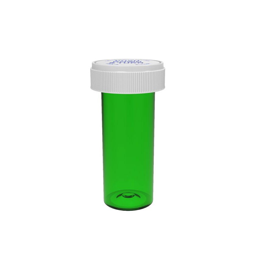 13 Dram Green Reversible Vials (275qty) | Bulk Wholesale Dispensary ...