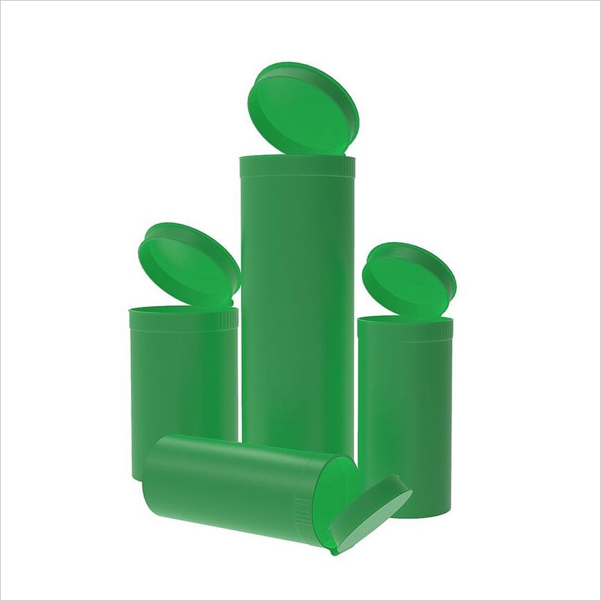 Child Resistant Pop Top Bottles & Squeeze Top Containers | 420 Stock