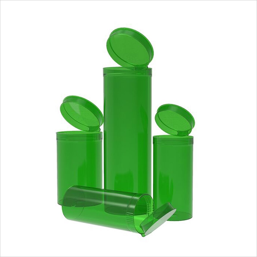 Child Resistant Pop Top Bottles & Squeeze Top Containers | 420 Stock