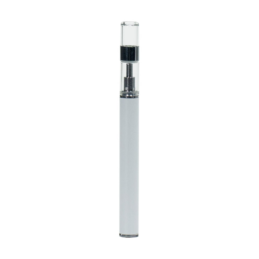 White Glass Round Tip .5ml Disposable Vape Pen Battery | Bulk Wholesale ...