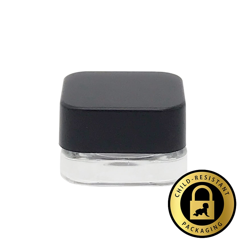 9ml Square CR Glass Concentrate Containers (320Qty) | Bulk Wholesale ...