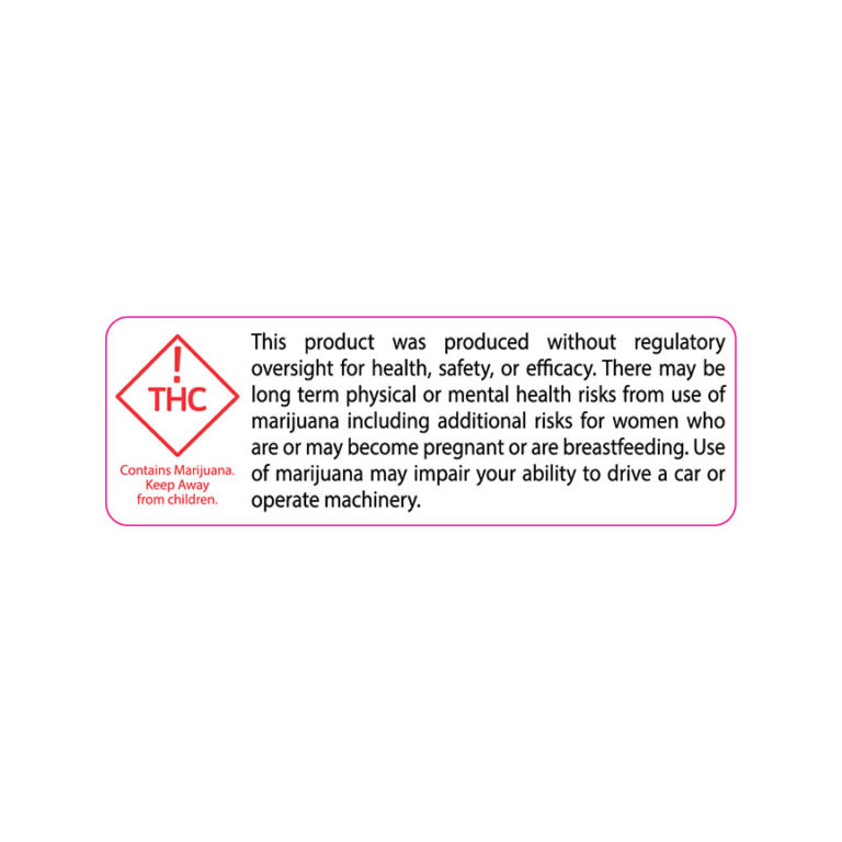 Colorado Compliant Labels (1,000Qty) - Bulk Wholesale Marijuana ...