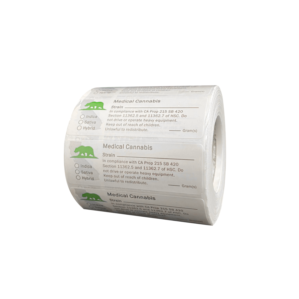 Medical Marijuana Labels for RX Cannabis - 420 Stock
